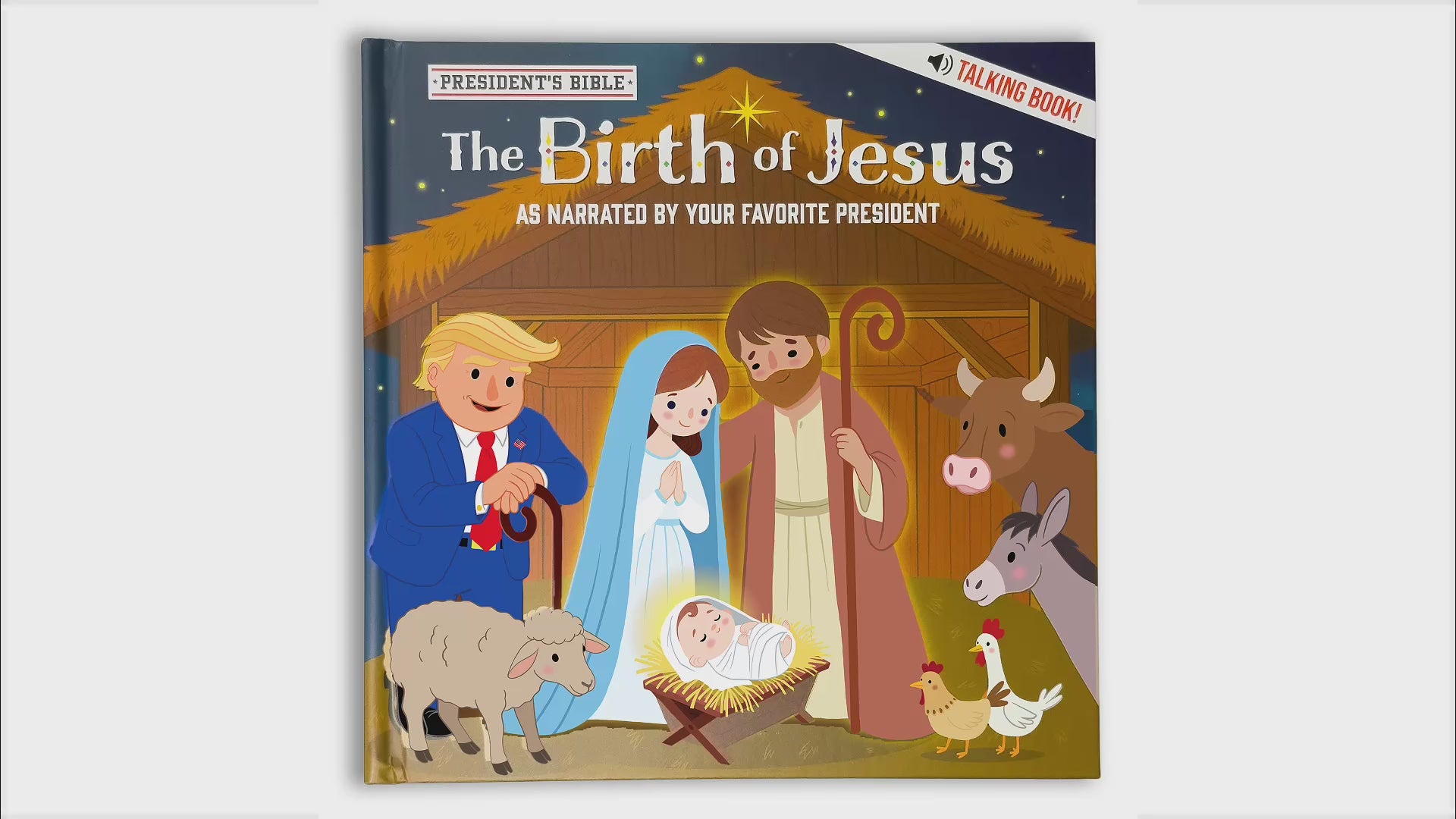 Birth of Jesus Talking Book (Hardcover) – Presidents Bible